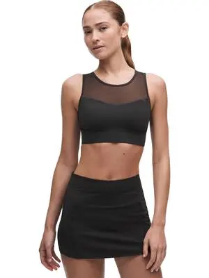 Lululemon Mesh Crossback Sports Bra - Black
