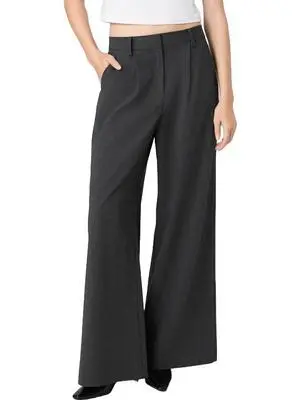 French Connection Tavi Wide Leg Suiting Pants - Graphite