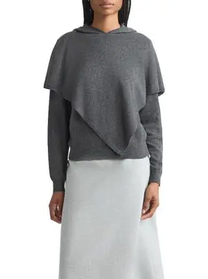 Sandy Liang Barrow Wool & Cashmere Sweater - Grey
