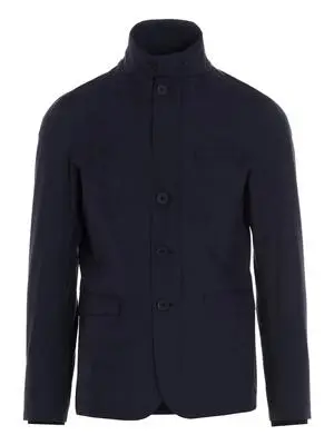 Herno High-neck Jacket - Blue