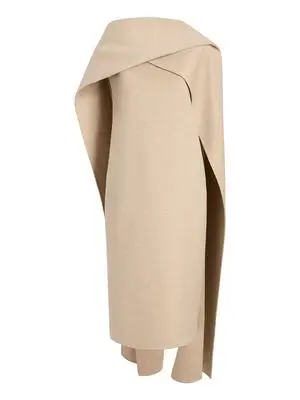 KHAITE Ramona Dress In Oatmeal