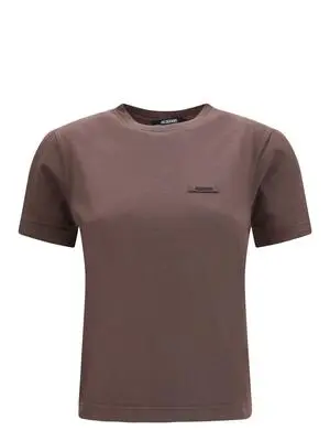 Jacquemus Logoed T-shirt Feale - Brown