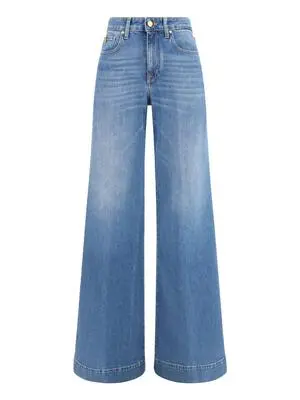Jacob Cohen Wide-leg Jeans - Light Blue