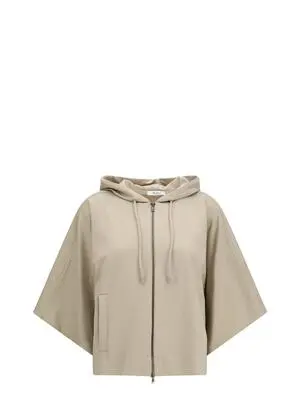 Max Mara Fidato Hooded Sweatshirt Beige
