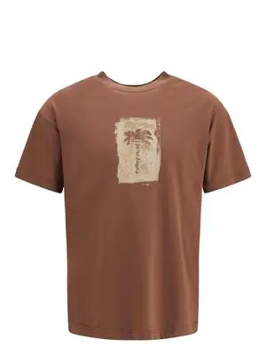 PALM ANGELS Pam Tree Cotton T-shirt Mae