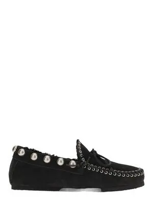 Isabel Marant Étoile Fitza Suede Loafers - Black