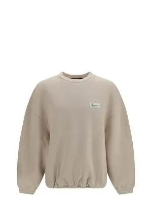 Jacquemus Le Sweatshirt Montaigne Crewneck Sweatshirt Beige