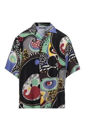 Moschino Shirt Size Silk - Black