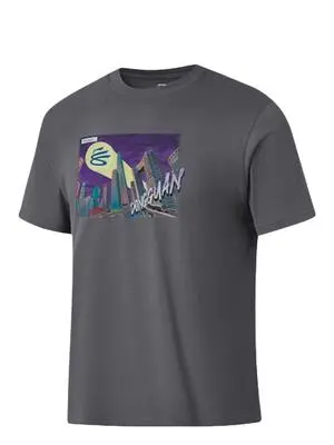 LI-NING X Curry China Tour City Dongguan T-shirt - Grey