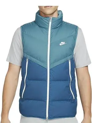 Nike Storm-fit Sleeveless Puffer Windproof Vest - Blue