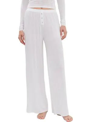 NEGATIVE Whipped Track Pants - White