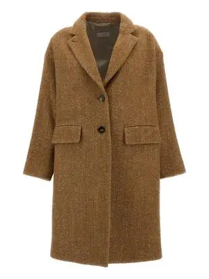 Alberto Biani Cappotto - Marrone
