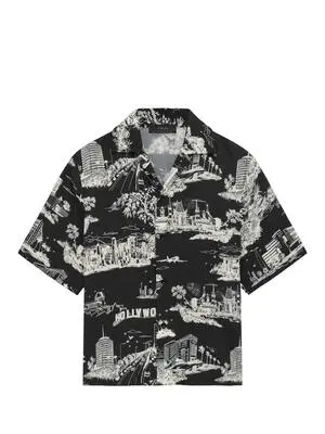 AMIRI Amiri LA Landmark Short-Sleeved Shirt