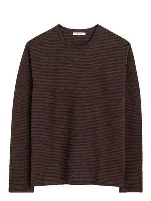 Madewell Long Sleeve Jacquard T-shirt - Stripe