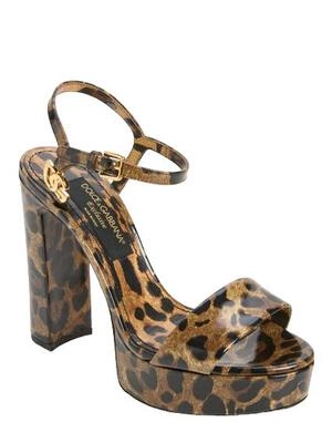 Dolce & Gabbana Keira Platform Sandal - Leopard