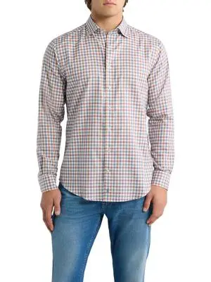 Johnnie-o Merced Checked Cotton Shirt - Ripple