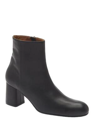 ATP ATELIER Miola Leather Bootie - Black