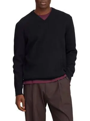 Nn07 Danny V-neck Sweater - Black