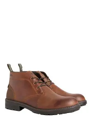 Barbour Shawdon Waterproof Chukka Boot Teak