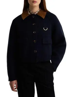 Barbour Alverstone Cardigan - Navy