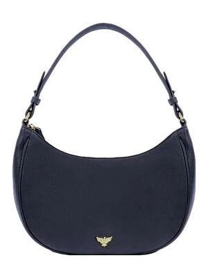 APATCHY LONDON The Lucy Leather Bag - Navy