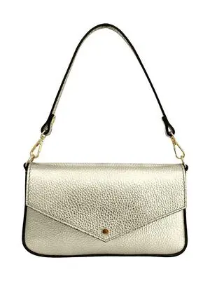 APATCHY LONDON The Munro Leather Shoulder Bag Gold