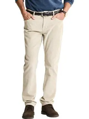 JACHS Stretch Corduroy 5-pocket Pants - Ivory
