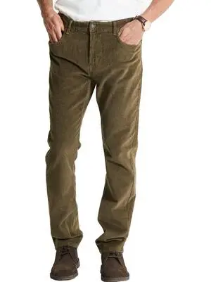 JACHS Stretch Corduroy 5-pocket Pants - Olive