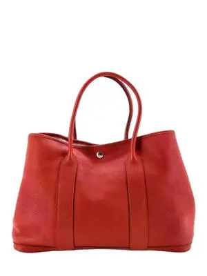 Hermès Garden Party Leather 36 Tote Bag Orange
