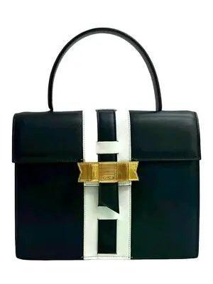 Celine 2001 Leather Handbag - Blue
