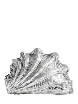JW Anderson Shell Clutch Bag - Silver