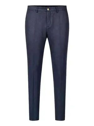 Paul & Shark Virgin-wool Tailored Trousers - Blue