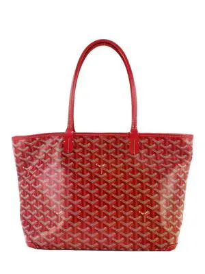 Goyard Artois Coated Canvas Pm Tote Bag Red