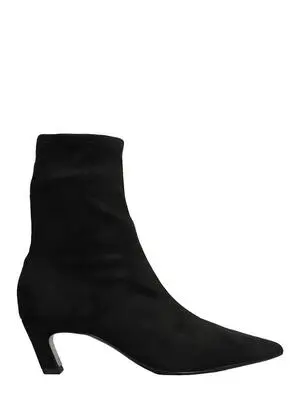Ash Viva Pointed-toe Ankle Boots - Black