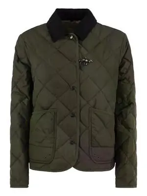 FAY Diamond-quilted Puffer Jacket
