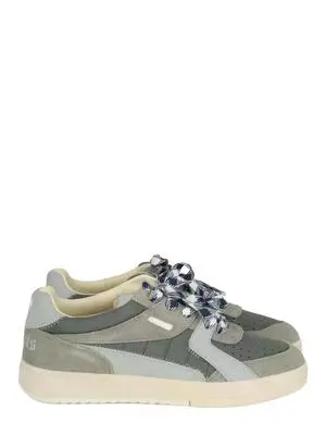 Palm Angels Logo-print Low-top Sneakers - Grey