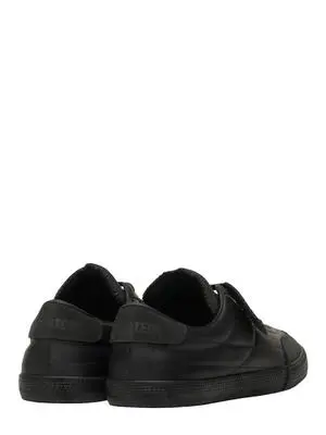 VEJA Quilted Panelled Leather Sneakers - Black