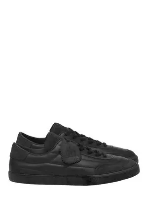VEJA Quilted Panelled Leather Sneakers - Black