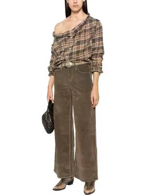 LEVI'S 728 Corduroy Wide-leg Jeans - Brown
