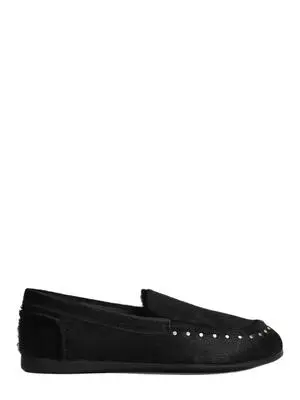 Ash Jasper Stud-embellished Loafers - Black