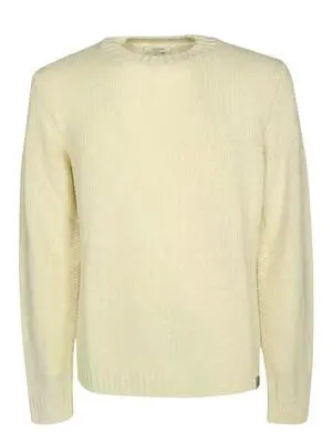 Jacob Cohen Chunky-knit Crew-neck Sweater - White