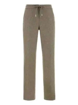 PT TORINO Erica Drawstring Trousers - Neutrals