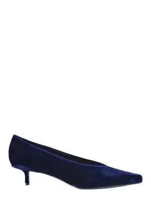 Loulou De Saison Velvet Pumps - Blue