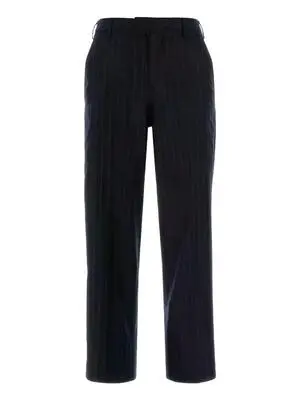 PT TORINO Emma Pinstriped Trousers - Blue