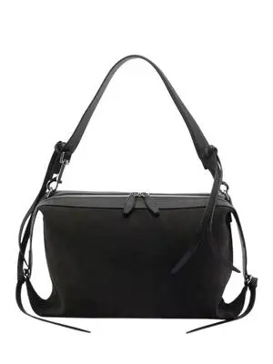 Yuzefi Bento Suede Shoulder Bag Brown