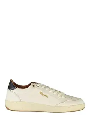 BLAUER. Perforated-detail Sneakers - White