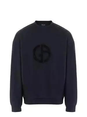 GIORGIO ARMANI Logo-patch Sweatshirt