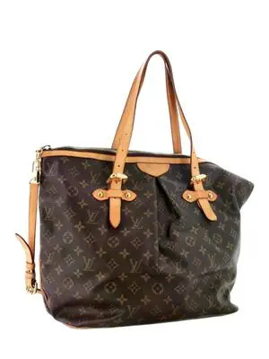 LOUIS VUITTON Palermo Handbag Monogram Canvas Gm Tote Bag - Brown