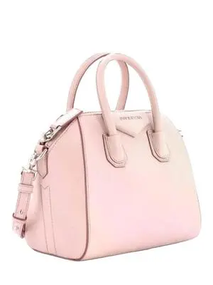 Givenchy Antigona Bag Leather Mini Crossbody Bag - Pink