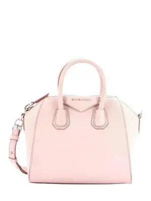 Givenchy Antigona Bag Leather Mini Crossbody Bag - Pink